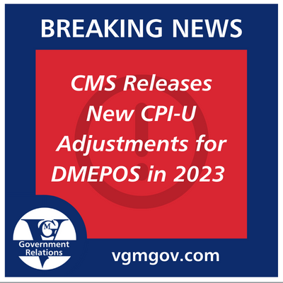 CMS Releases New CPI-U Adjustments for DMEPOS in 2023